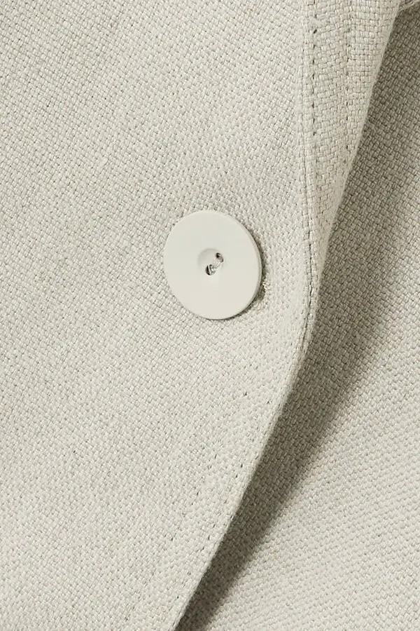 Max Mara Adelchi Linen Blazer - Neutrals