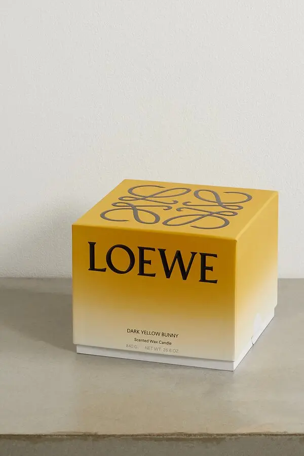 Loewe Perfumes Bunny Scented Candle, 840g - Yellow | Editorialist