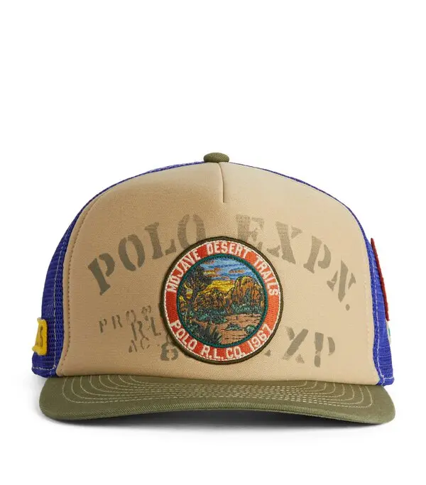 Ralph Lauren Logo Patch Trucker Cap