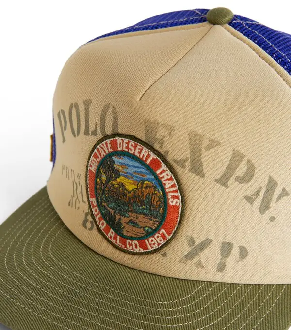 Ralph Lauren Logo Patch Trucker Cap