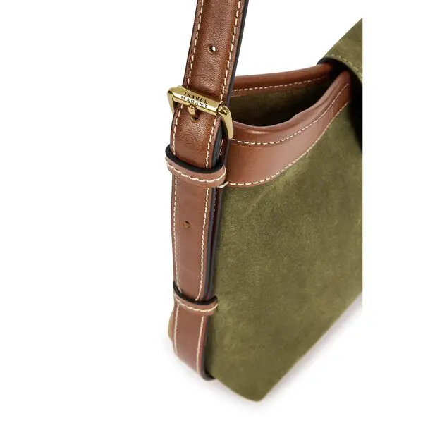 Isabel Marant Botsy Baguette Suede Shoulder Bag