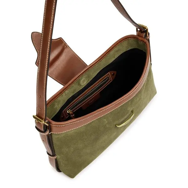 Isabel Marant Botsy Baguette Suede Shoulder Bag