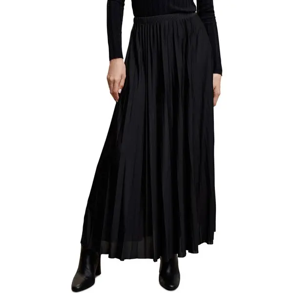 Mango Pleated Maxi Skirt
