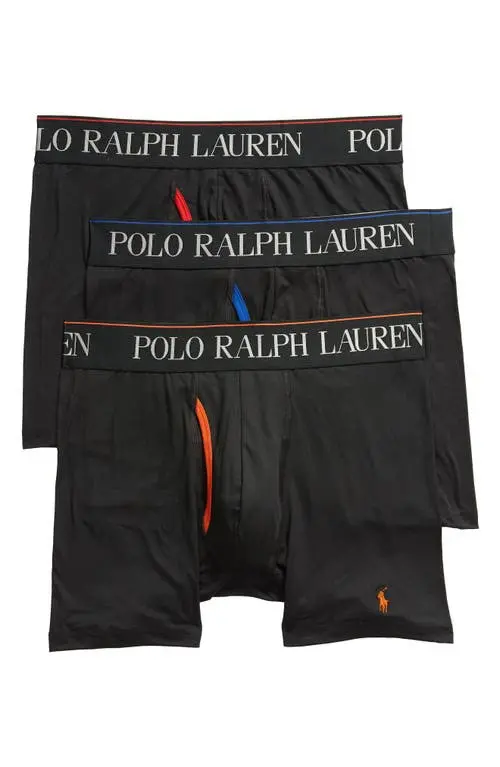 Polo Ralph Lauren 4d 3-pack Boxer Briefs - Black