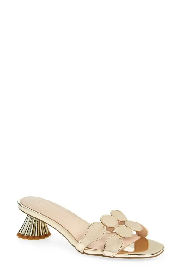 CECELIA NEW YORK Bunny Slide Sandal - Gold