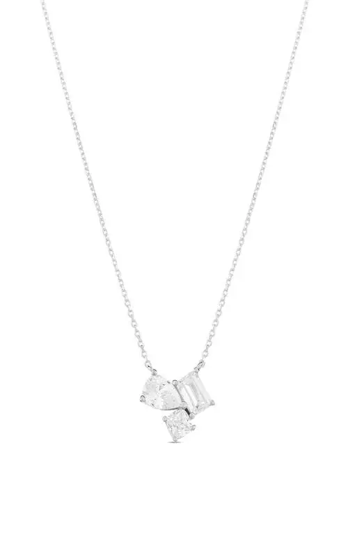 SHYMI Cubic Zirconia Pendant Necklace - Silver