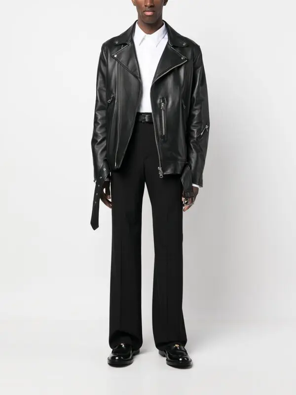 Valentino Garavani Virgin Wool Tailored Trousers - Black