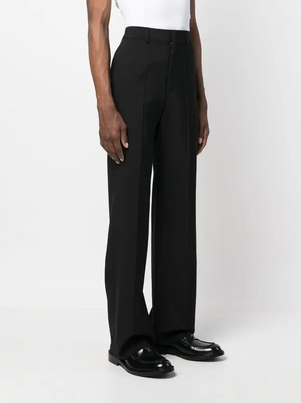 Valentino Garavani Virgin Wool Tailored Trousers - Black