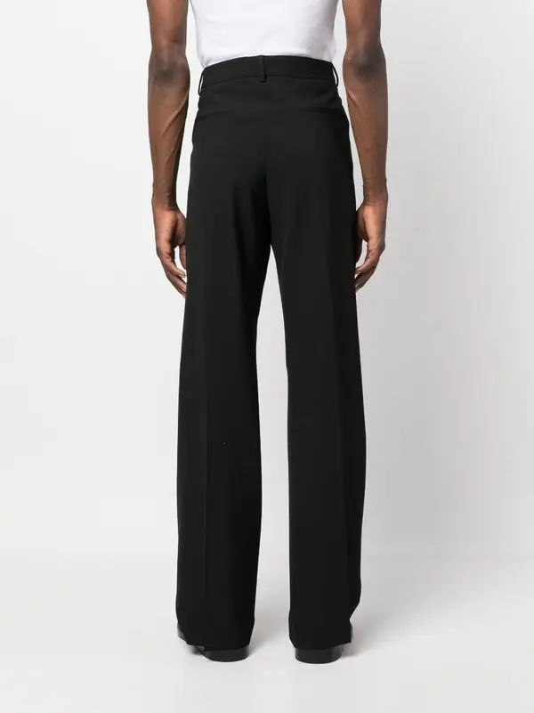 Valentino Garavani Virgin Wool Tailored Trousers - Black