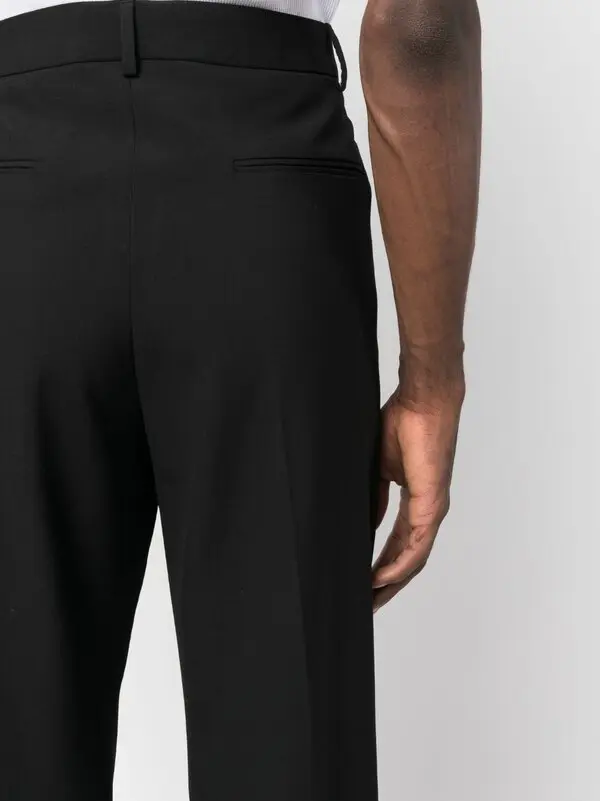 Valentino Garavani Virgin Wool Tailored Trousers - Black