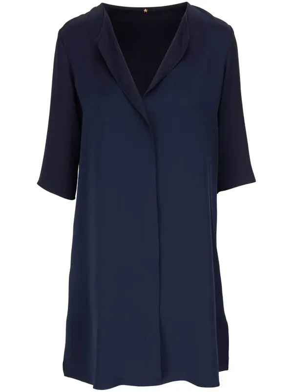 PETER COHEN V-neck Silk Dress