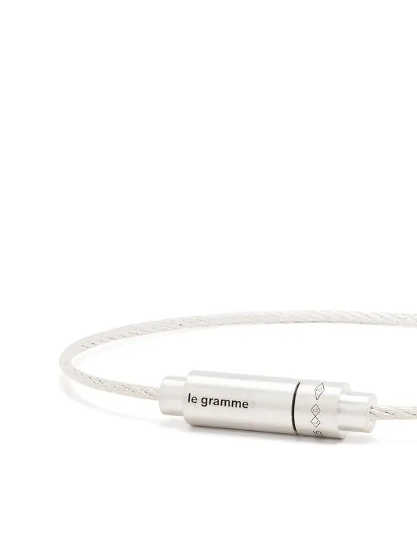 Le Gramme 9g Cable Triptych Bracelet