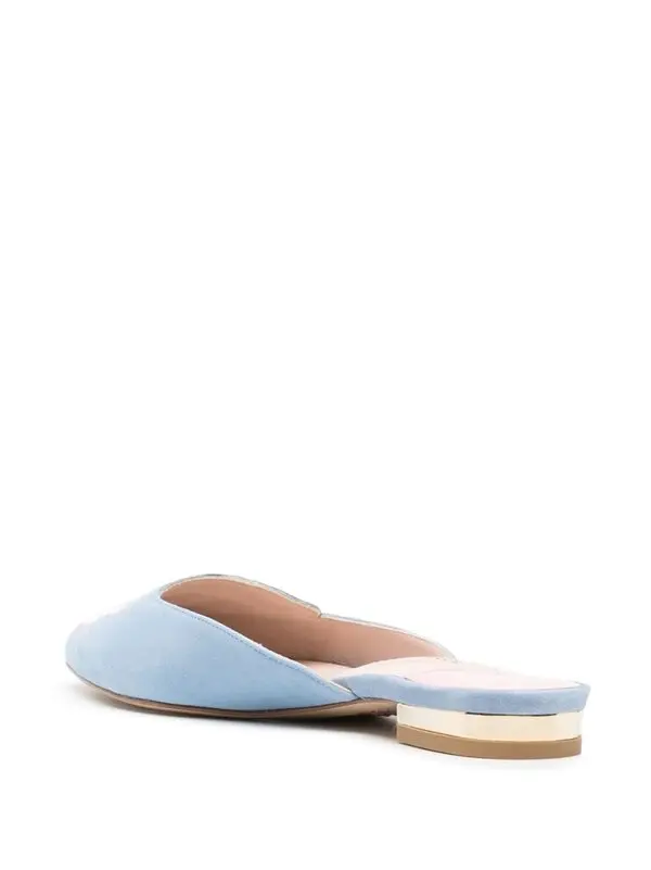 SOPHIA WEBSTER Butterfly Suede Mules