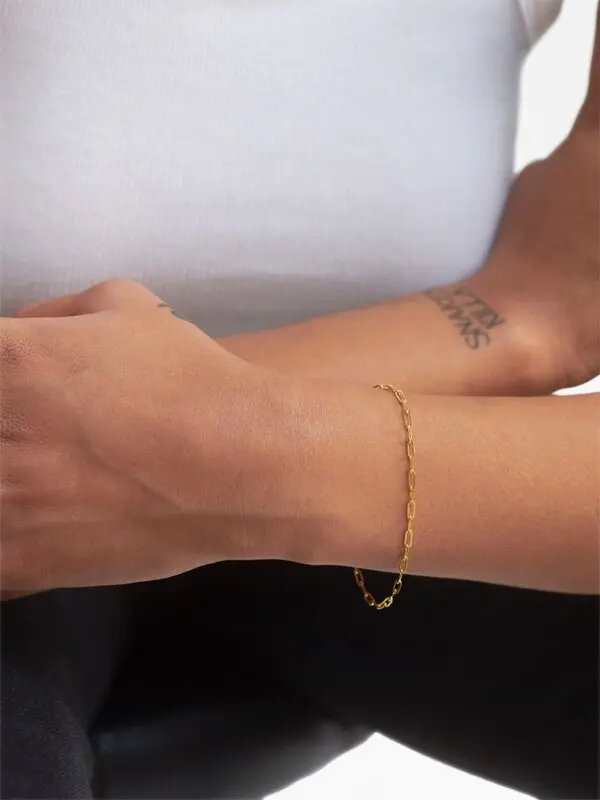 Monica Vinader Paperclip Chain Bracelet