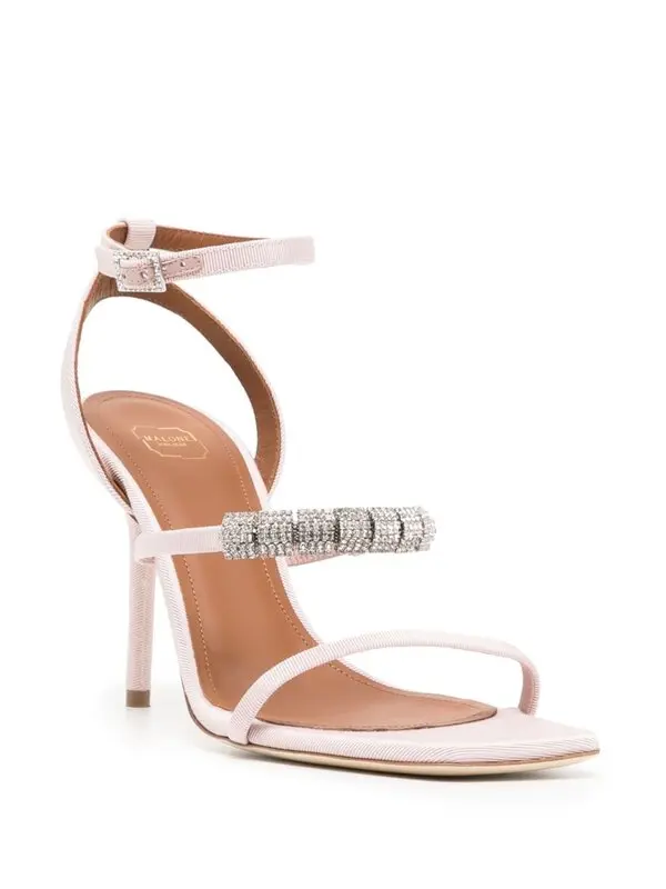 MALONE SOULIERS 70mm Crystal-embellished Sandals