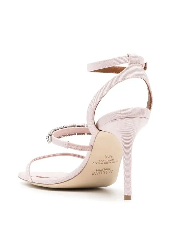MALONE SOULIERS 70mm Crystal-embellished Sandals