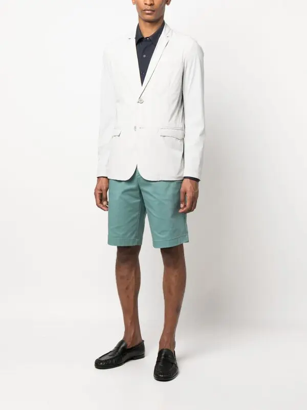 Herno Plain Single-breasted Blazer - Grey