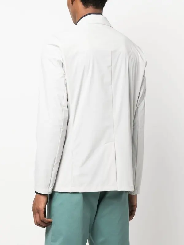 Herno Plain Single-breasted Blazer - Grey