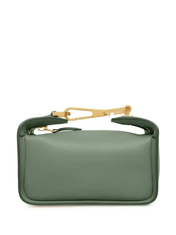 Bally B-Hook Leather Mini Bag - Green | Editorialist