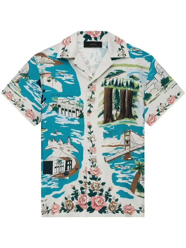 Amiri California Graphic-print Shirt