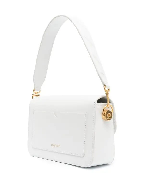 Off-White Binder Shoulder Bag - White