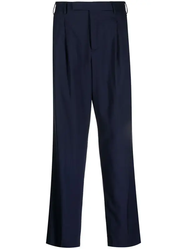 PT TORINO Relaxed-fit Tailored Trousers - Blue