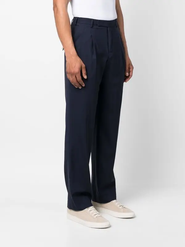 PT TORINO Relaxed-fit Tailored Trousers - Blue