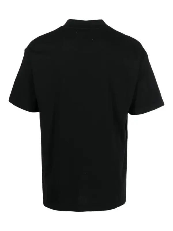 BONSAI Logo-print Cotton T-shirt - Black