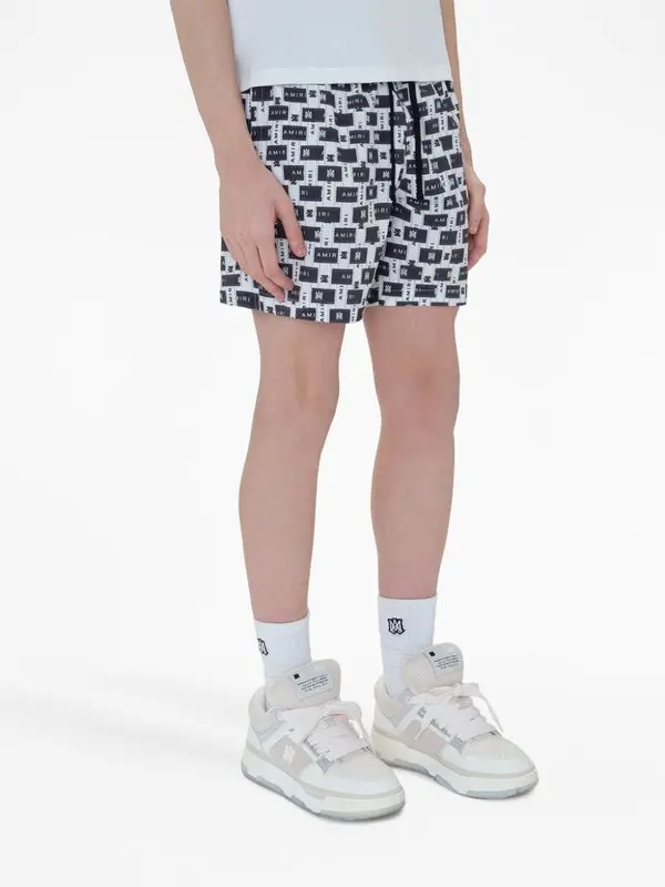 Amiri All-over Logo Print Swim Shorts