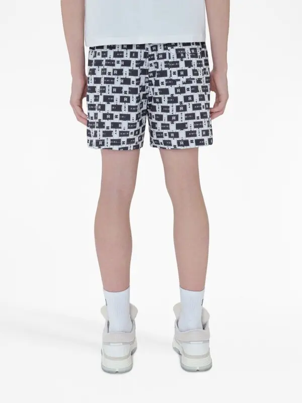 Amiri All-over Logo Print Swim Shorts