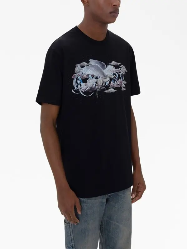 Amiri Pegasus Script-print T-shirt