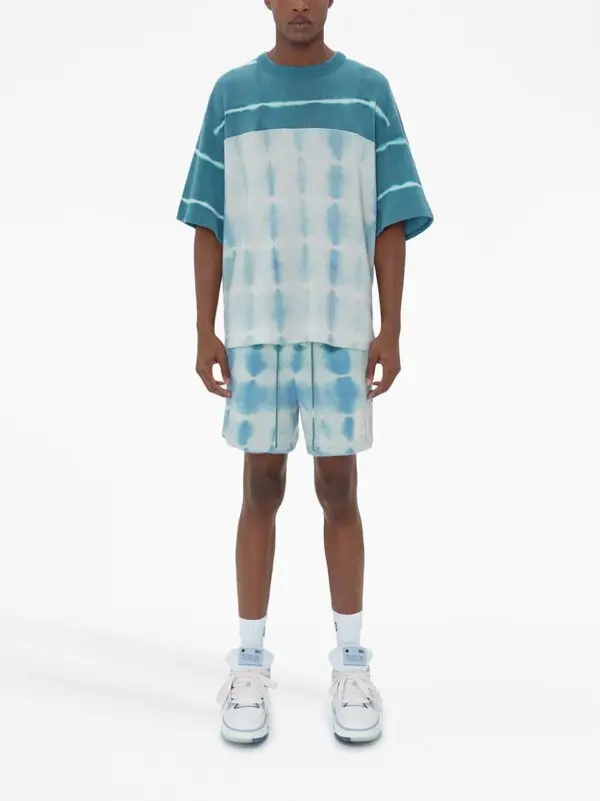 Amiri Tie-dye Wool-cashmere Blend Sweatshirt