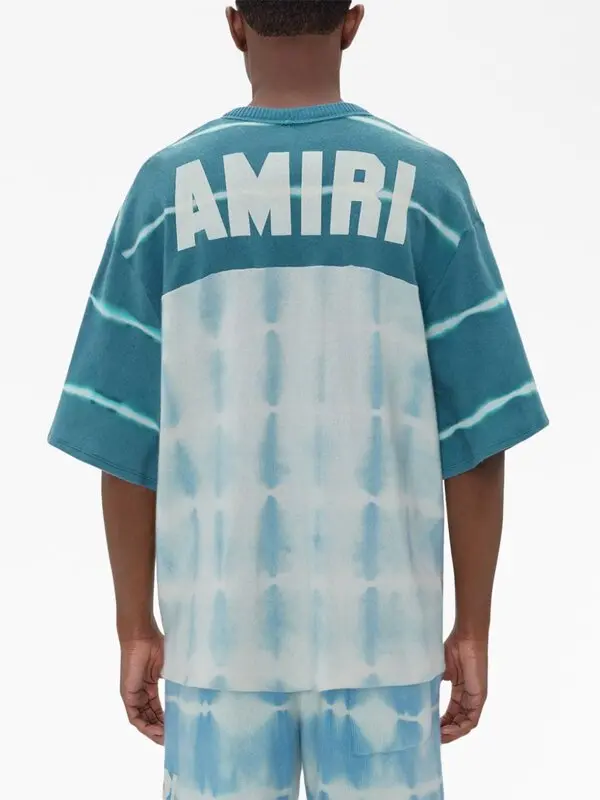 Amiri Tie-dye Wool-cashmere Blend Sweatshirt