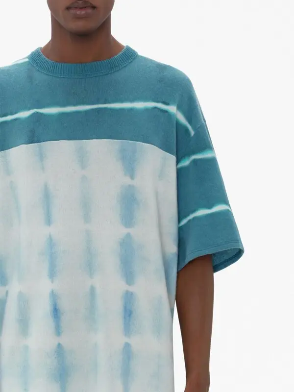 Amiri Tie-dye Wool-cashmere Blend Sweatshirt