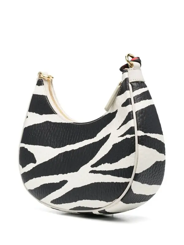 Mcm Zebra-print Shoulder Bag