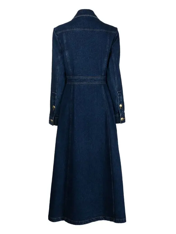 Rosetta Getty Long Denim Coat