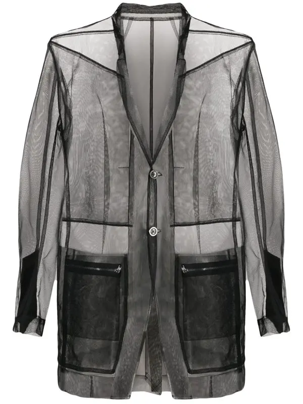 Rick Owens Sheer Buttoned Shirt