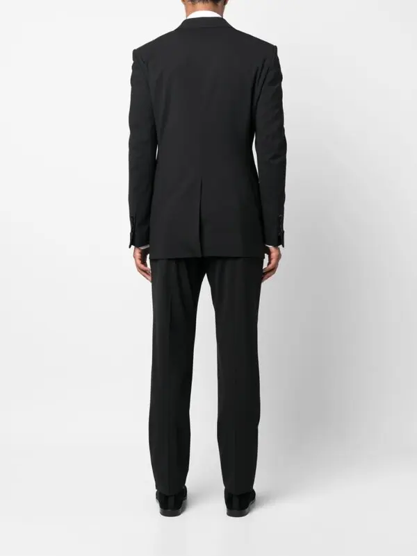 TOM FORD Peak Lapels Single-breasted Suit - Black