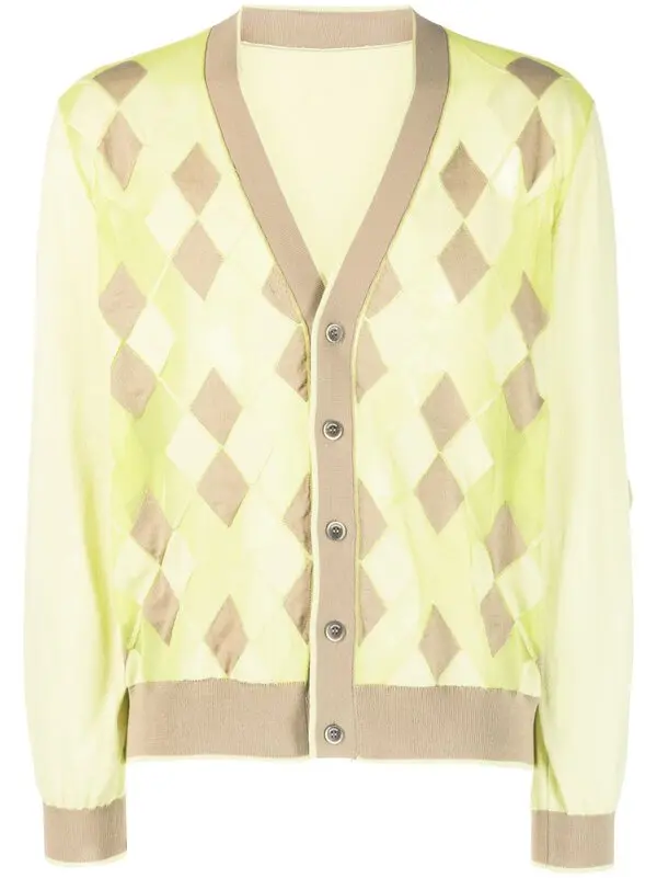 Jacquemus Toledo Argyle Cardigan