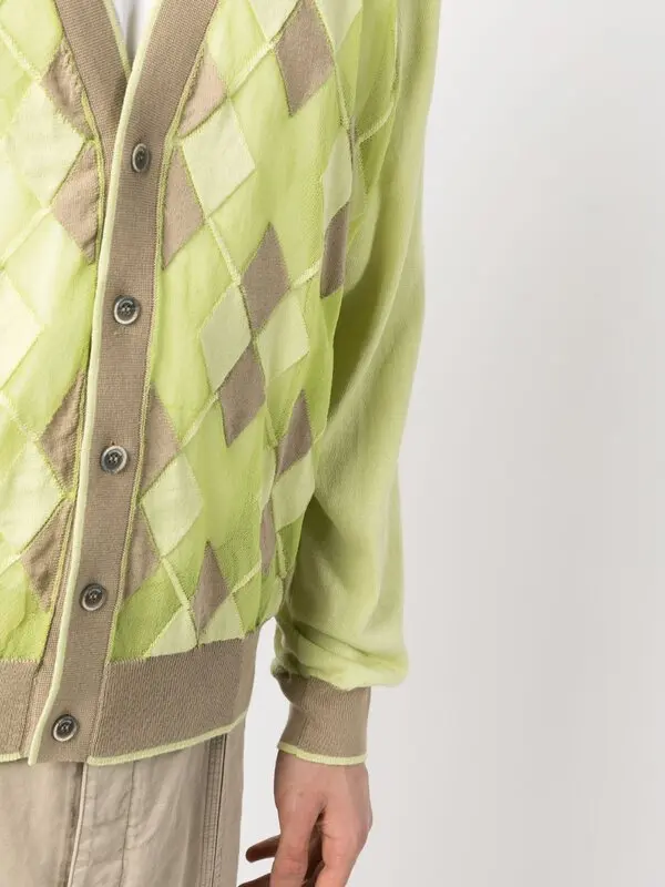 Jacquemus Toledo Argyle Cardigan