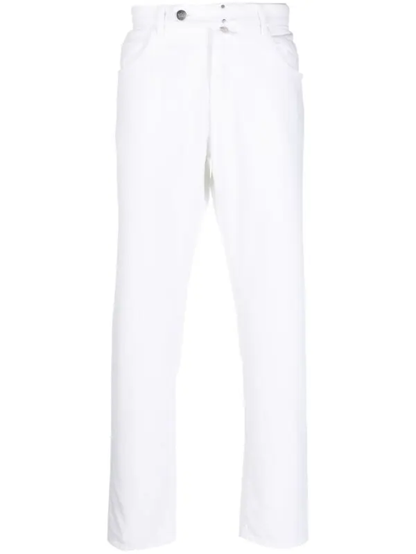 Incotex Off-centre Button-fastening Trousers