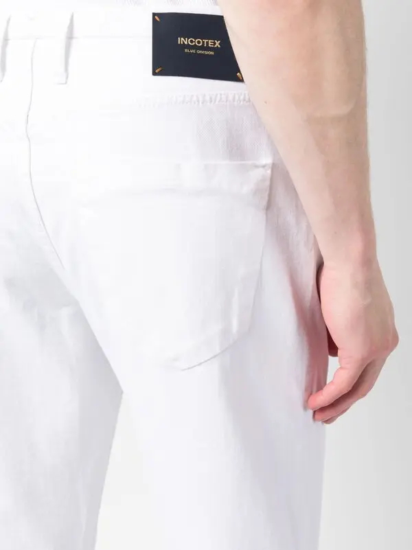 Incotex Off-centre Button-fastening Trousers