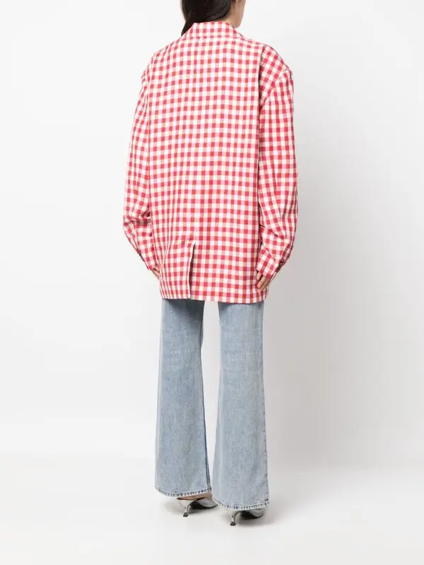 Acne Studios Single-breasted Gingham Blazer