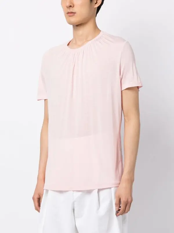AARON ESH Ruched-detail Short-sleeve T-shirt
