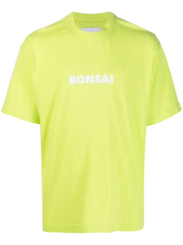 BONSAI Logo-print T-shirt - Green