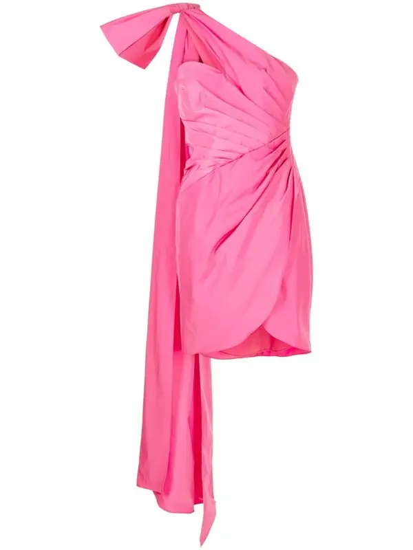 Marchesa Taffeta Mini Dress