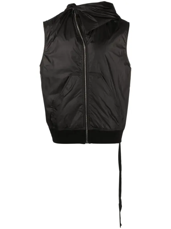 Rick Owens Pouch-pocket Zip-up Hoodie - Black