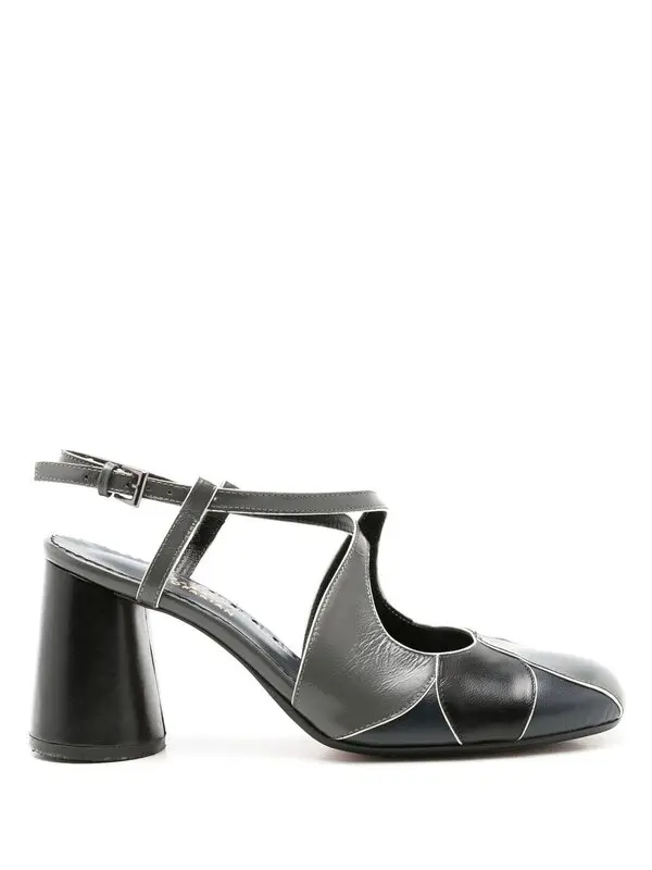 STUDIO CHOFAKIAN Ethel 65mm Crossover-strap Pumps