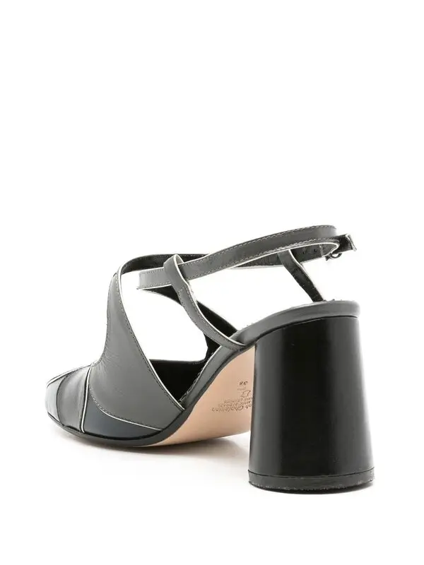 STUDIO CHOFAKIAN Ethel 65mm Crossover-strap Pumps
