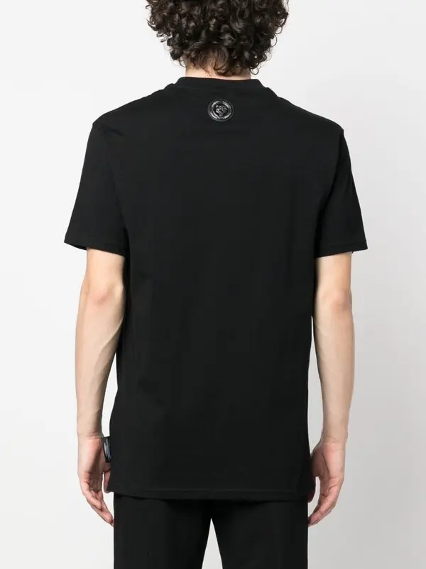 PLEIN SPORT Ss Tiger Round-neck T-shirt - Black